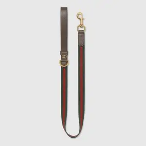 Gucci Web Pet Leash - Brown