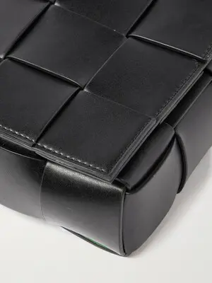Bottega Veneta Intrecciato Leather Messenger Bag