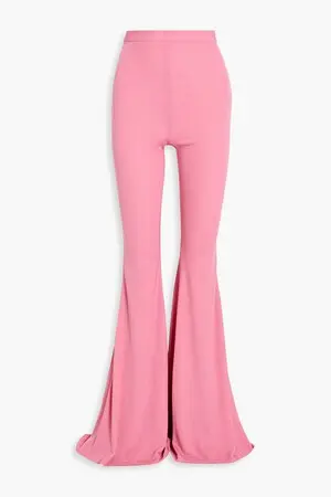 Balmain Knitted Flared Pants - Baby Pink