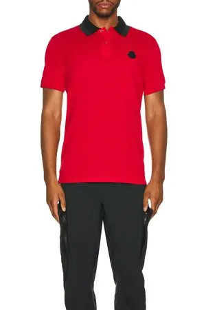 Moncler Matt Black Polo