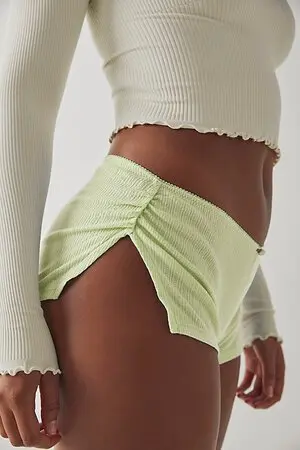 Free People Rose Garden Micro Shorts Butterfly