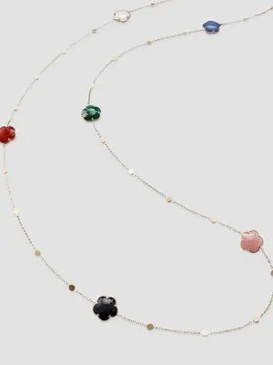 Pasquale Bruni Petit Joli 18k & Multi-gemstone Flower Station Necklace - One-color