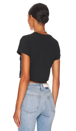 RE/DONE X Hanes Cropped 60's Slim Tee