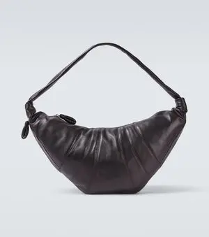 LEMAIRE Croissant Large Leather Shoulder Bag - Brown