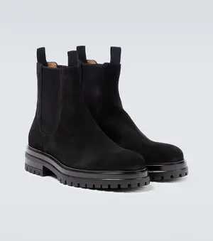 GIANVITO ROSSI Chester Suede Ankle Boots