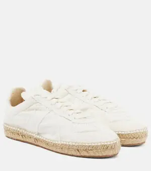 MAISON MARGIELA Canvas Espadrille Sneakers - White