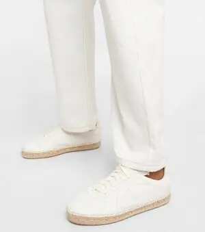 MAISON MARGIELA Canvas Espadrille Sneakers - White