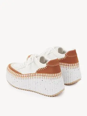 Chloé CHLOÉ Nama Sneakers Natural Brown