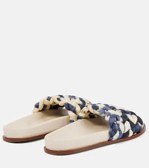 Chloé Kacey Tie-dye Woven Slides