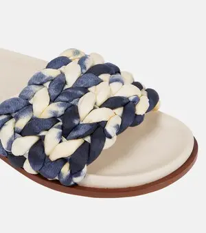 Chloé Kacey Tie-dye Woven Slides