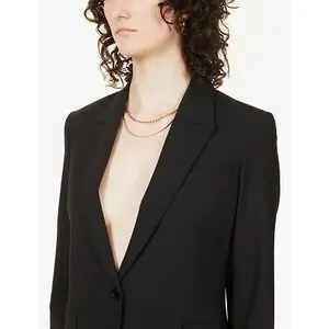 Theory Etiennette Relaxed-fit Wool-blend Jacket - Black