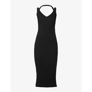 Simkhai Miriam V-neck Knitted Midi Dress