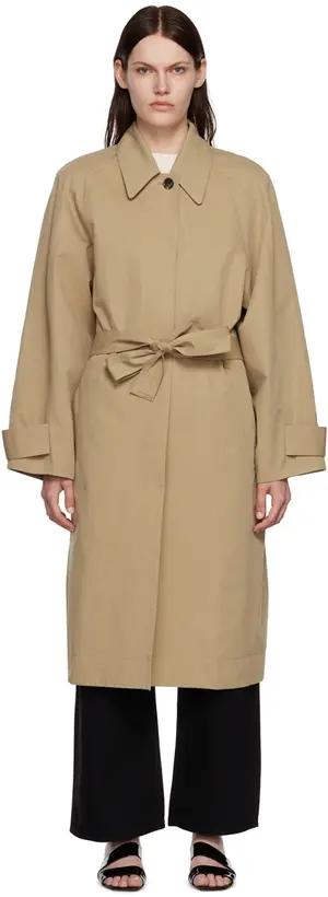 LOW CLASSIC LOW CLASSIC Beige New Armhole Trench Coat - Beige