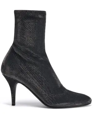 Giuseppe Zanotti Silver Tone Booties