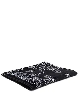Amiri Bandana-print Beach Towel - Black