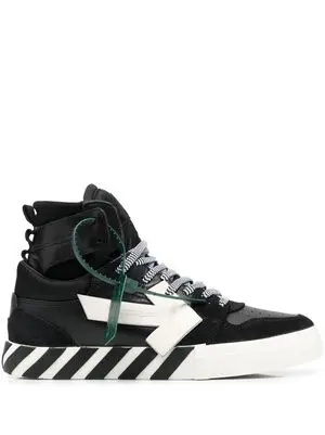 Off-White Vulcanized High-top Sneakers - Black