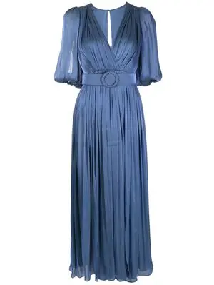 Costarellos V-neck Maxi Dress