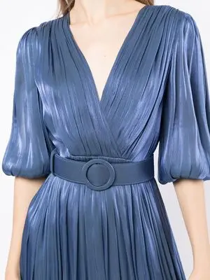 Costarellos V-neck Maxi Dress