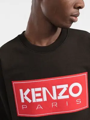 Kenzo Logo-patch Crew-neck Sweatshirt