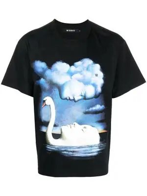 MISBHV Graphic Print Crew-neck T-shirt