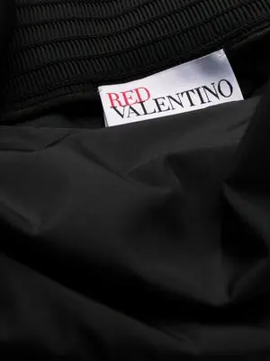 Red Valentino Strapless Bow-detail Mini Dress - Black