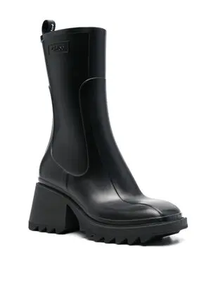 Chloé Slip-on Ankle Boots - Black