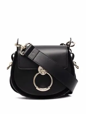 Chloé Tess Shoulder Bag - Black