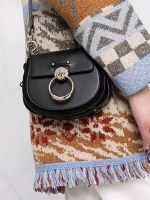 Chloé Tess Shoulder Bag - Black