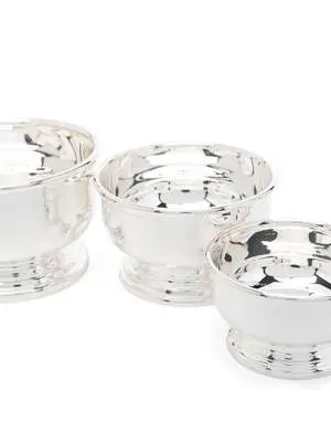Ralph Lauren Set Of 3 Steel Nut Bowls