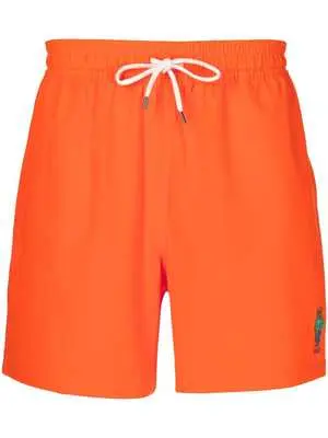 Polo Ralph Lauren Traveler Polo Pony Swim Shorts - Orange