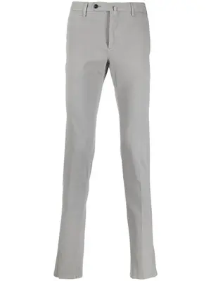 PT TORINO Mid-rise Skinny Trousers - Grey