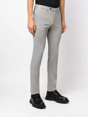PT TORINO Mid-rise Skinny Trousers - Grey