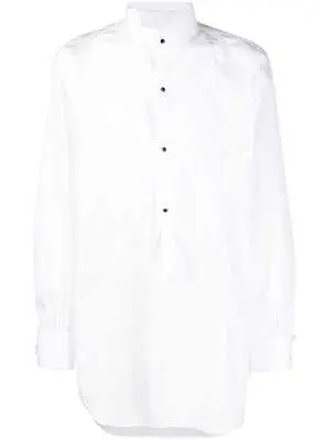 MAISON MARGIELA Longline Poplin Shirt - White