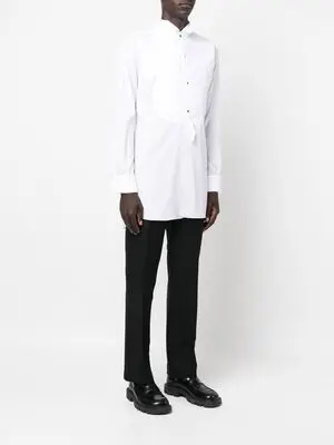 MAISON MARGIELA Longline Poplin Shirt - White