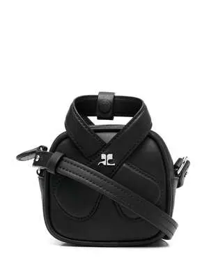 COURREGES Loop Leather Crossbody Bag