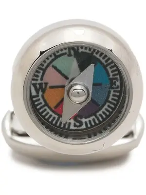 Paul Smith Compass-detail Cufflinks - Silver