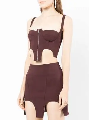 DION LEE Double Arch Bustier Top