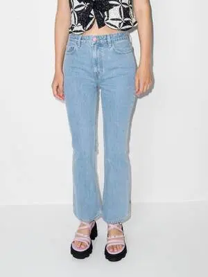 GANNI Betzy Flared Jeans - Blue