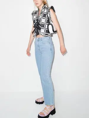 GANNI Betzy Flared Jeans - Blue