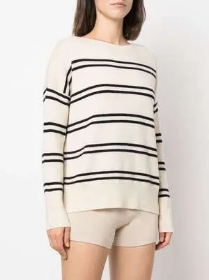 Vince Striped Crew-neck Jumper