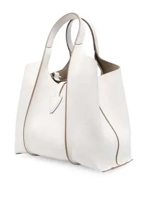 TOD'S Logo Charm Tote Bag