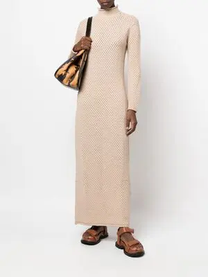 AERON Long Sleeve Maxi Jumper Dress