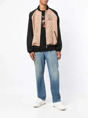 CHILDREN OF THE DISCORDANCE Patterned-jacquard Bomber Jacket