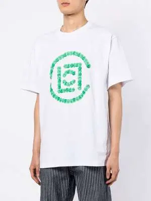 CLOT Button-logo Short-sleeve T-shirt