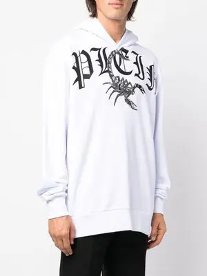 Philipp Plein Logo-print Long-sleeve Hoodie