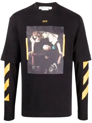 Off-White Caravaggio Painting Arrows-print Top