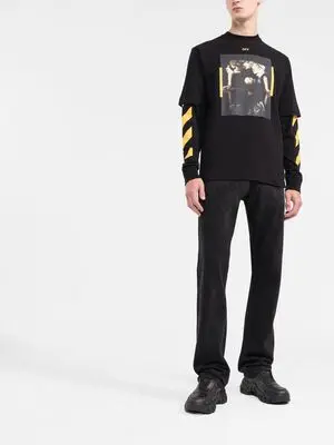 Off-White Caravaggio Painting Arrows-print Top