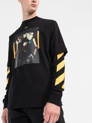 Off-White Caravaggio Painting Arrows-print Top