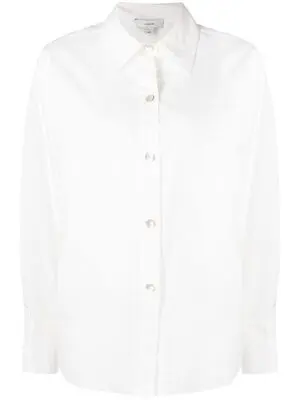 Vince Front Button-fastening Shirt - White