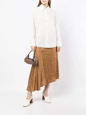 Vince Front Button-fastening Shirt - White
